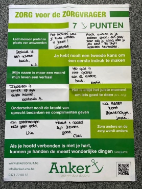 Posterwedstrijd 'Zorg voor de zorgvrager' | Anker